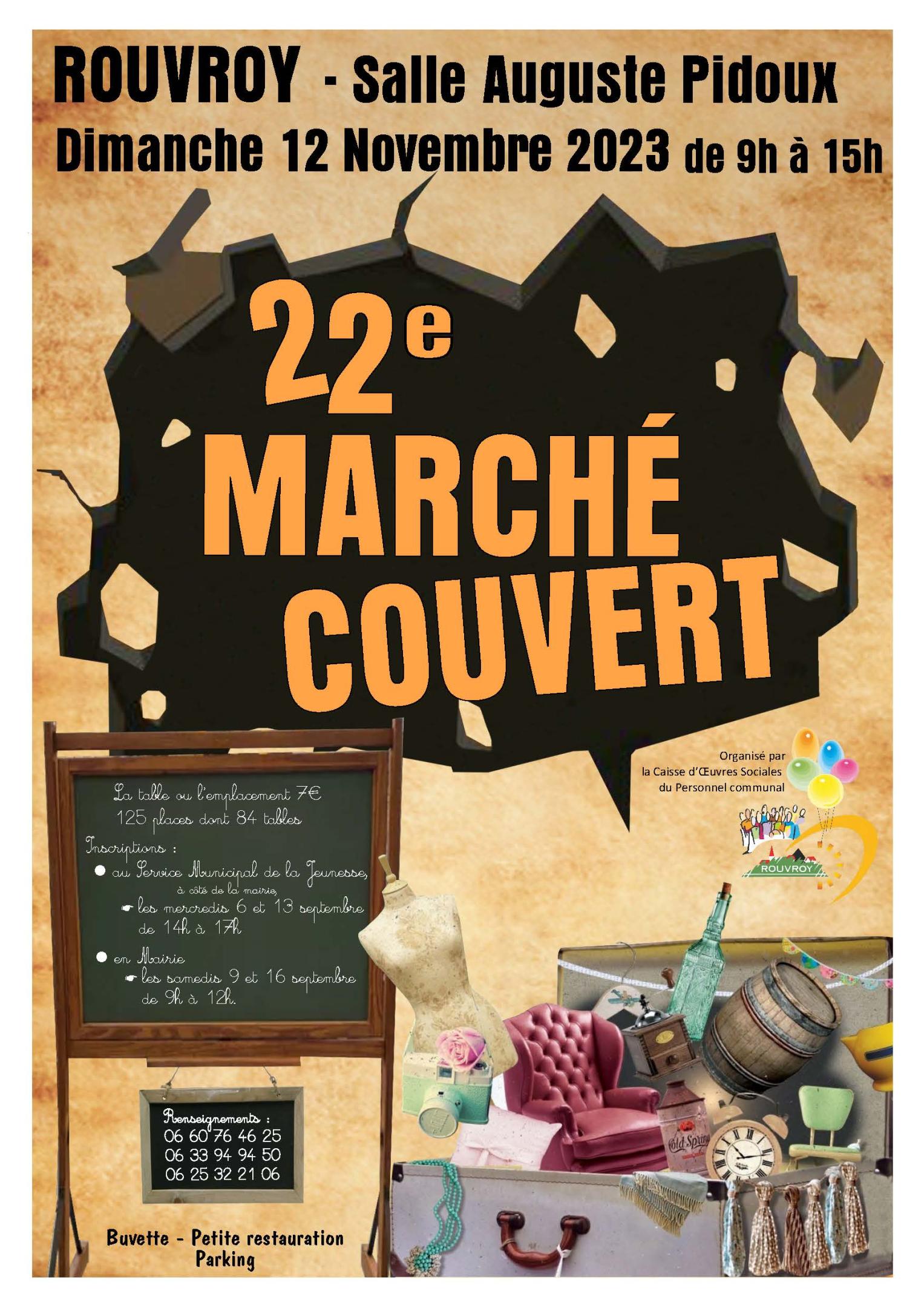 22ème Marché couvert | Ville de Rouvroy